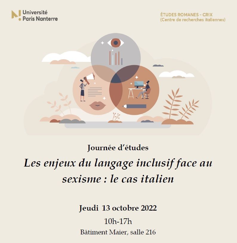 Les enjeux du language inclusif face au sexisme: le cas italien ...